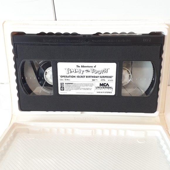 mca universal | Other | Vintage 994 Vhs Tape Adventures Of Timmy The ...